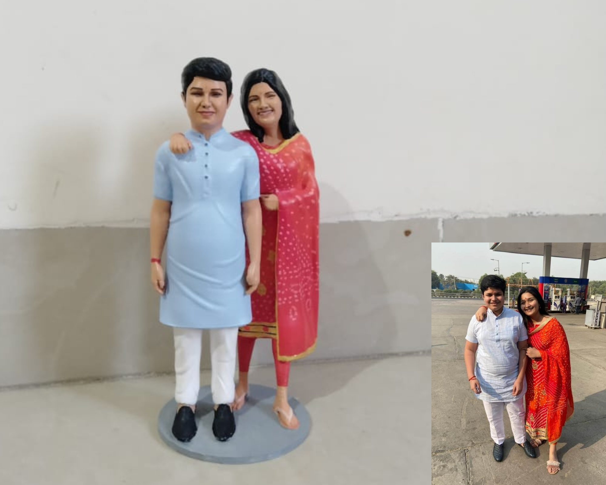 Couple 3D Miniature– 3dstatue